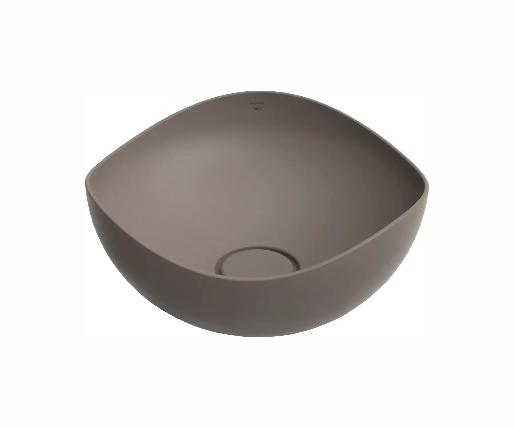 Ruy Ohtake by Roca Round Organic Porcelain vessel sink. – secretbathstore