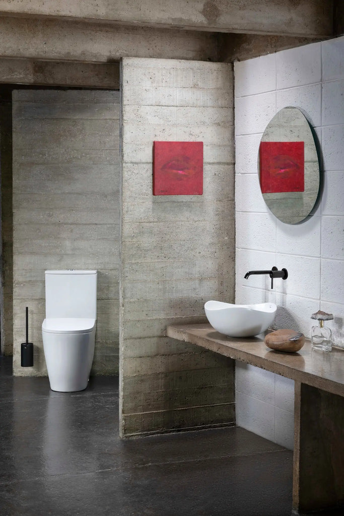 Ruy Ohtake by Roca Round Organic Porcelain vessel sink. – secretbathstore